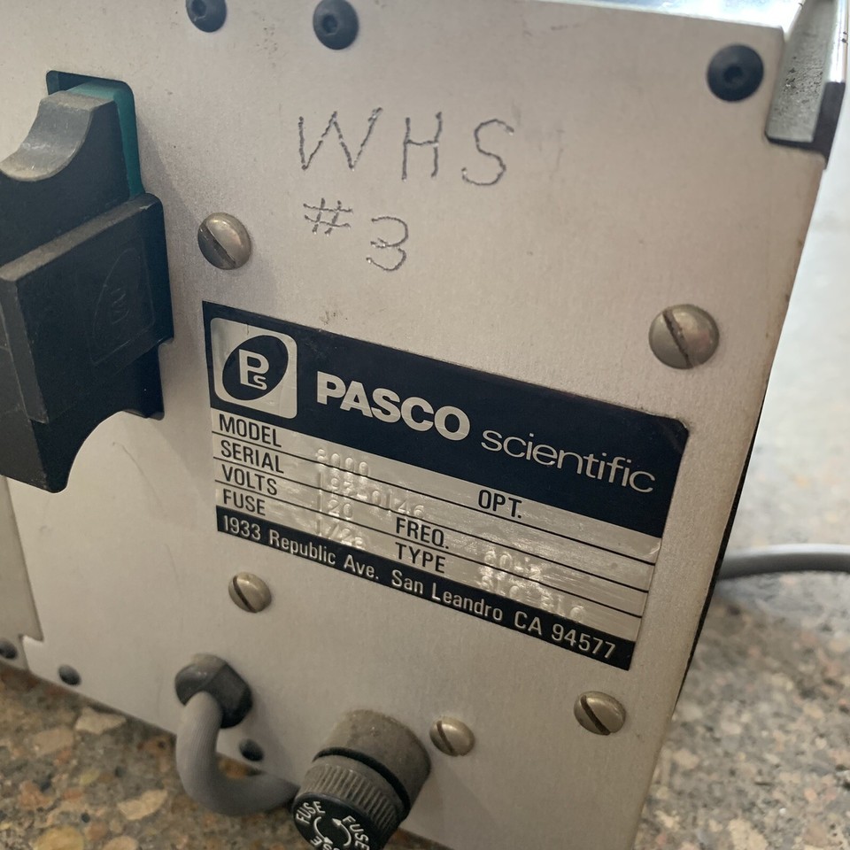 Pasco Scientific Power Supply Model 8000 & Function Generator Model 8013 | eBay