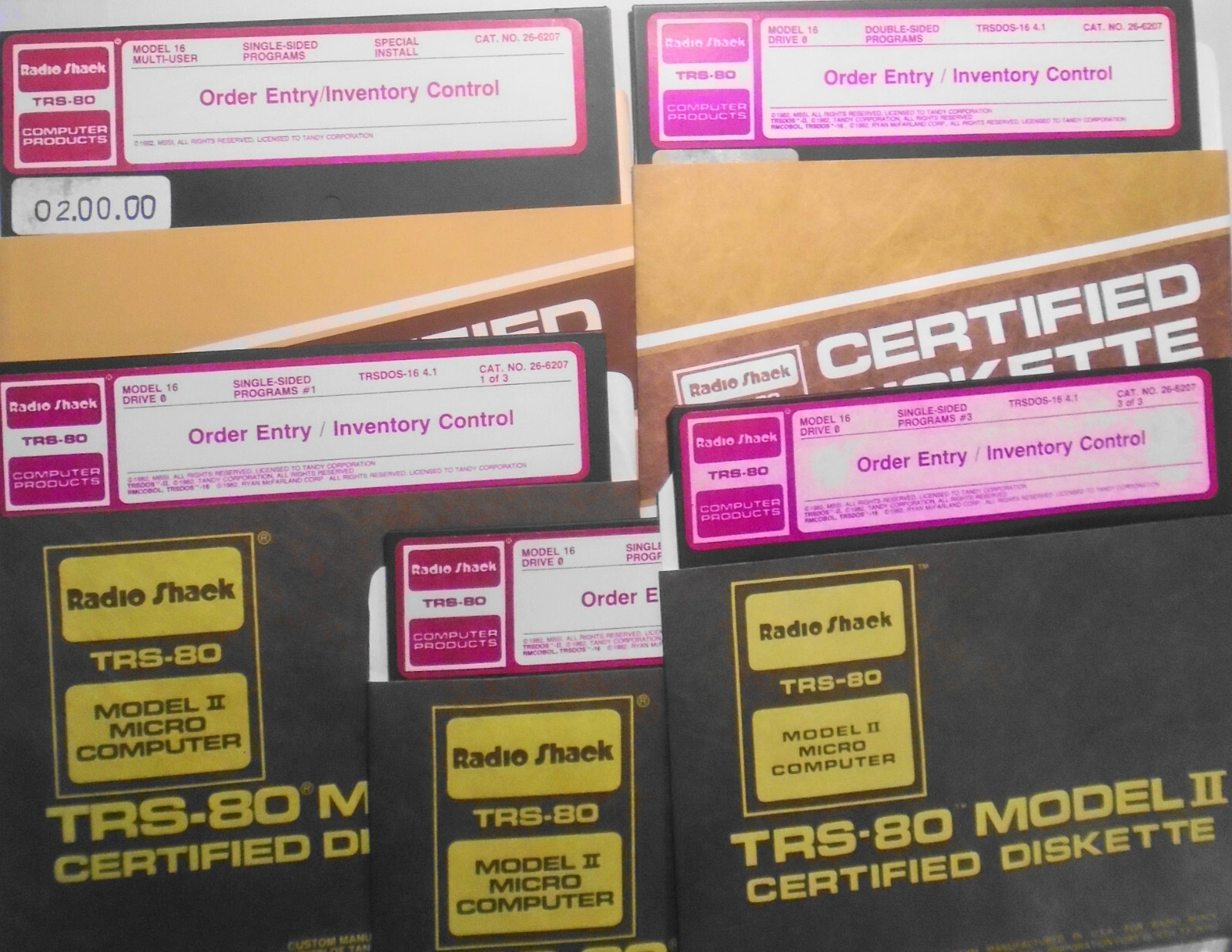 1982 TRS-80 Model 16 Order Entry/Inventory Control Xenix Multi-User ...