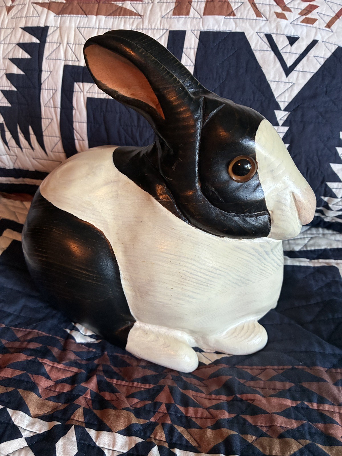 Leo Koppy - Disney Artist- Wood Sculpture Carving Rabbit Bunny - RARE ...