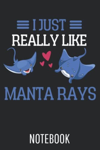 Manta Ray Ocean Animal I Just Really Like Manta Rays: College Ruled ...