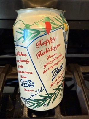 RARE Pepsi COLA Soda 🥤 Ball Metal Container Can No Top Work 🎄 Gift | eBay