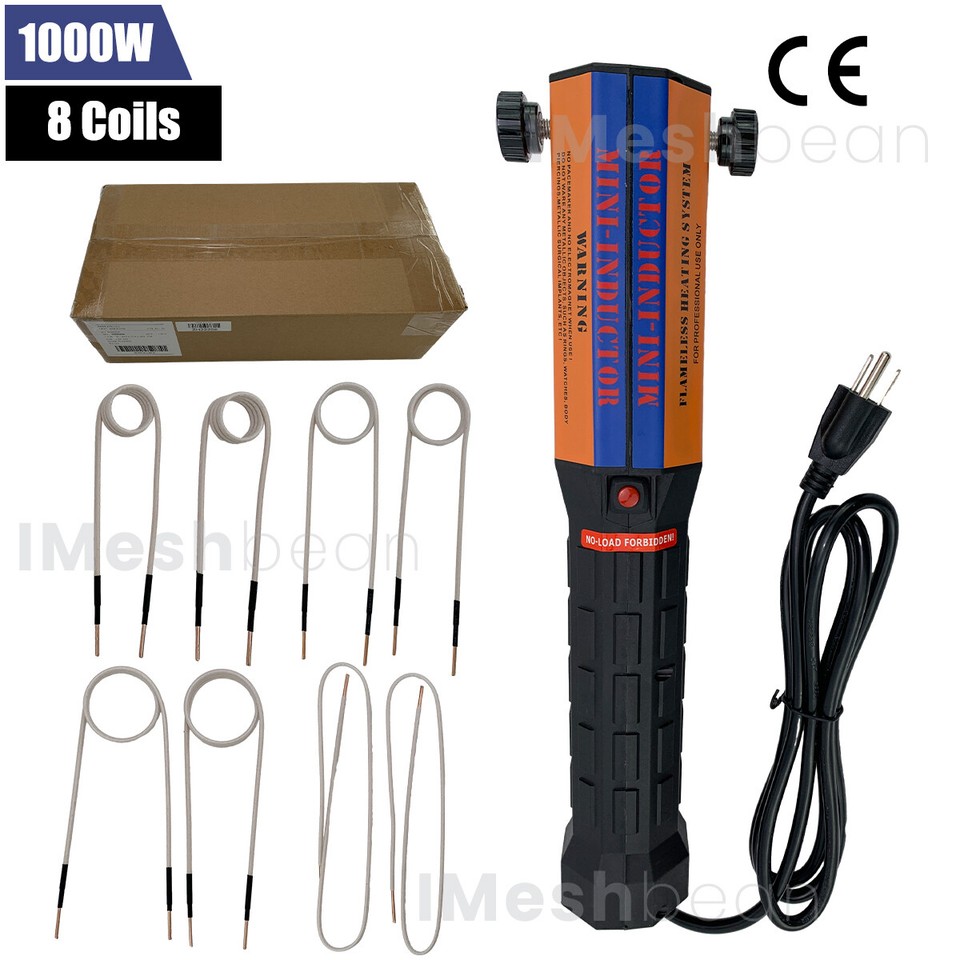 1000W Magnetic Induction Heater Kit Automotive Flameless Bolt Heat Tool ...