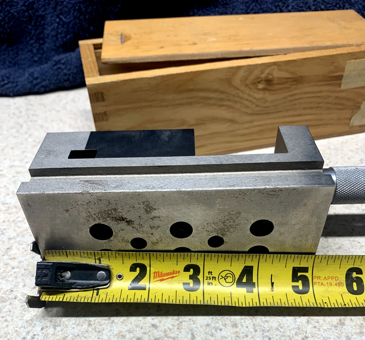 Machinist Tool: Vintage WSK Fowler Precision Grinding vice (NOS) 2-3/8 ...