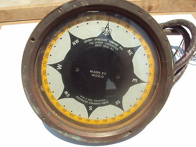 U.S Navy Sperry Gyroscope Compass Repeater for Decor or Memorabilia | eBay
