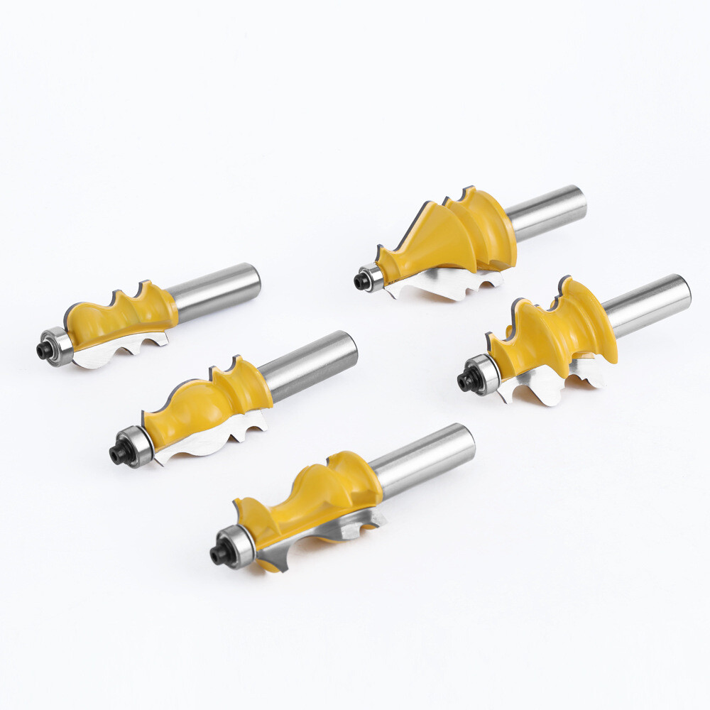 1/4 1/2 8mm Shank Architectural Molding Router Bit Profile Edge Cutter ...