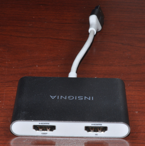 INSIGNIA USB 3.0 to Dual HDMI Adapter - 4K/1080P Silver NS-PU32H4A | eBay