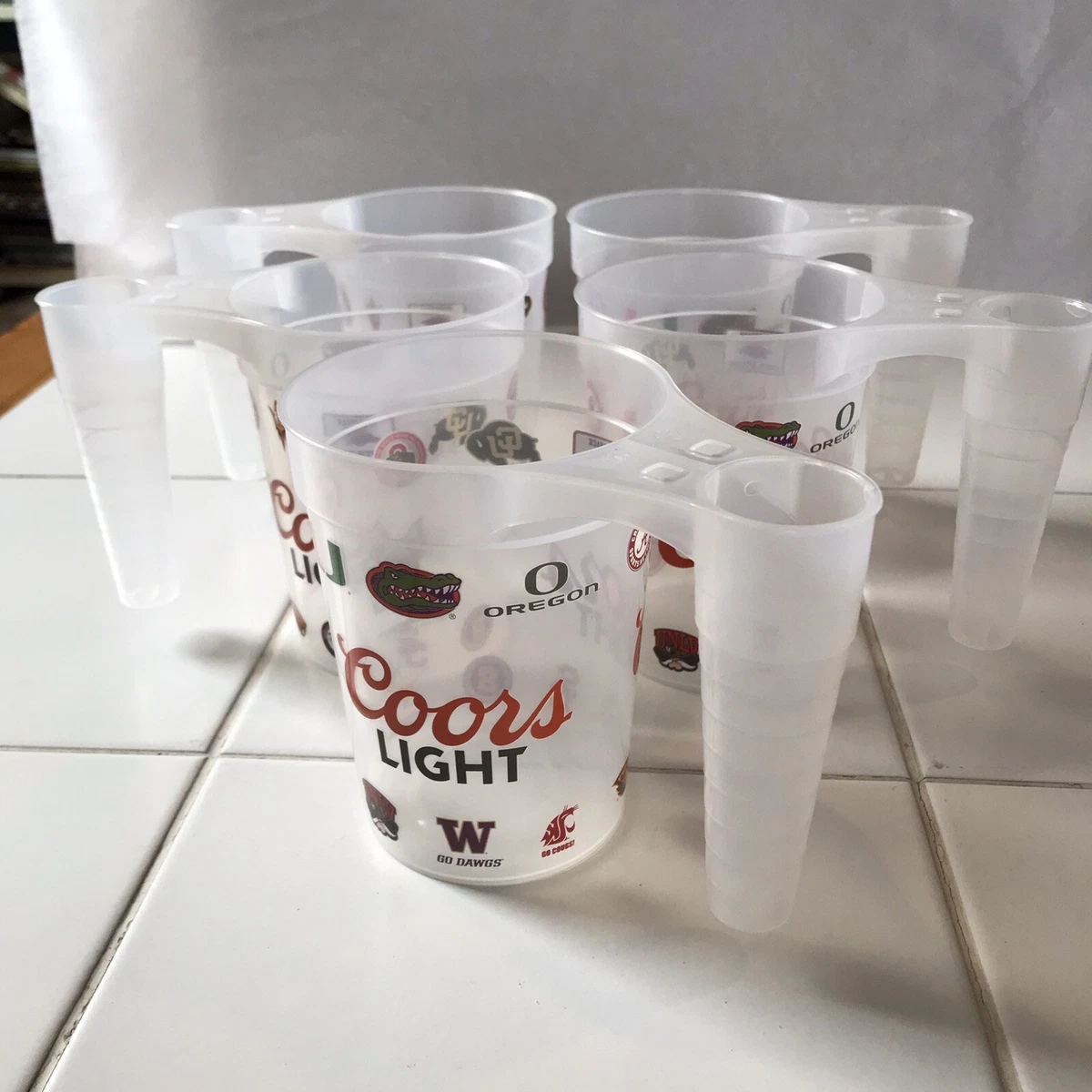 Coors Light Plastic Cups