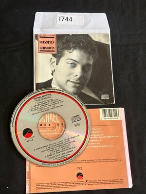 Pure Gershwin by Michael Feinstein (CD, 1985, Elektra NO CASE I744 ...