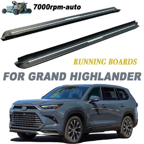 2PCS Running Boards Fits For Grand Highlander 2023 2024 Side Step Nerf ...