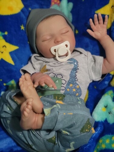 Painted Reborn Baby Doll Kits 20in DIY Mold Soft Vinyl Lifelike Newborn ...