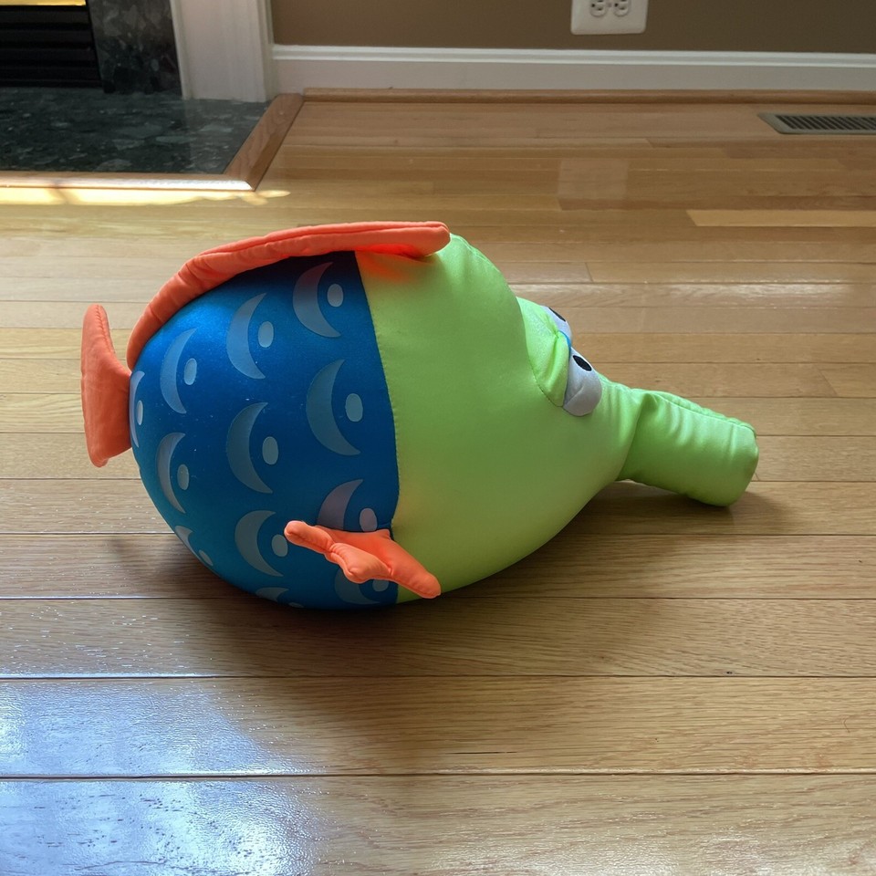 Moshi ugly cute angry silly fish plushie microbead pillow | eBay