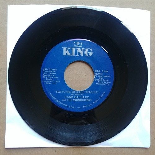 HANK BALLARD Switchie Witchie Titchie 45 7" ROCK Record Vinyl King ...