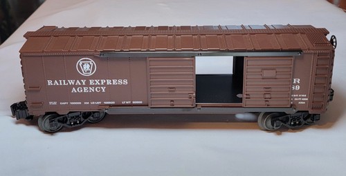 LIONEL TRAIN PRR REA PENNSYLVANIA DOUBLE DOOR RAILWAY EXPRESS BOX CAR ...