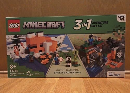 Lego Minecraft 66786 3+1 Adventure Gift Set(Sealed) | eBay