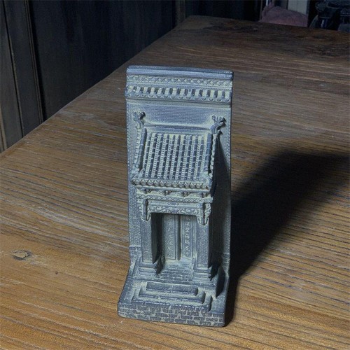 Building Hui-style brick carved gate tower Calligraphy Fishbowl ...