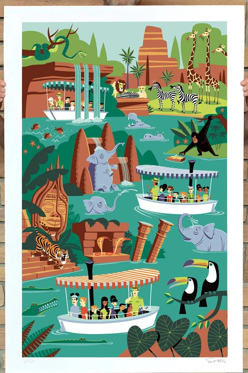 Disneyland Ride Art