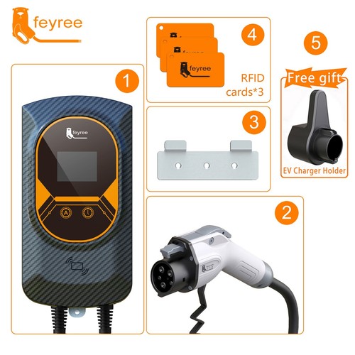 Feyree Level 2 EV Charger 40A For Chargepoint EV Charging Station ...
