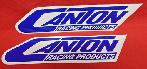 PAIR 10" Lot of 2 Decal Sticker Canton Racing Products Stickers ...