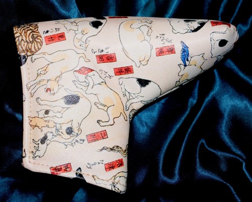Pin Type Putter Head Cover with "Cat" Art,JAPAN | eBay