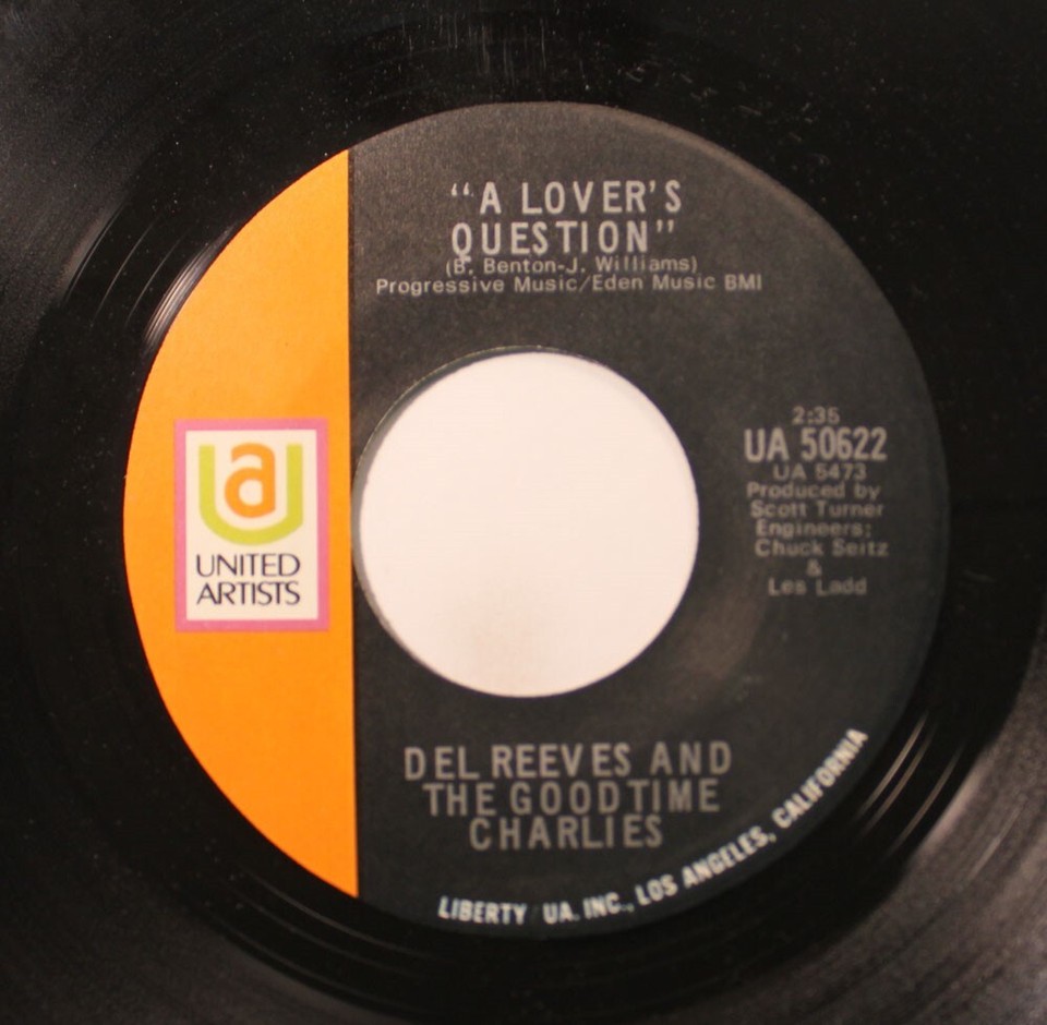 Country 45 Liberty Ua Inc - Del Reeves And The Goodtime Charles / Del ...