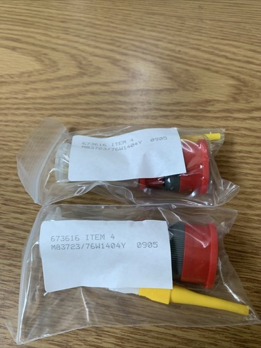 Lot Of 2 Amphenol Circular MIL Spec Connector M83723/76W1404Y 30 Days ...