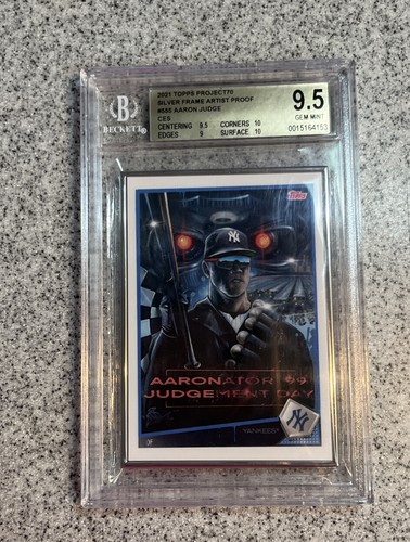 Aaron Judge Project 70 The Terminator AP 46/51 NBGS 9.5 GEM MINT🔥⚾️ | eBay