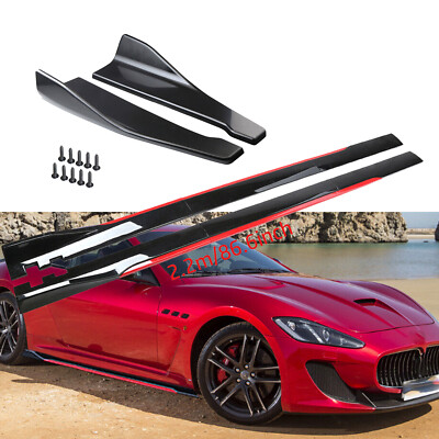 Side Skirt Extension Rear Bumper Chin Lip Spats Body For Maserati ...