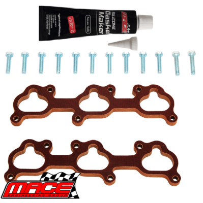 12MM LOWER MANIFOLD INSULATOR KIT FOR FORD BARRA 182 190 195 E-GAS ...