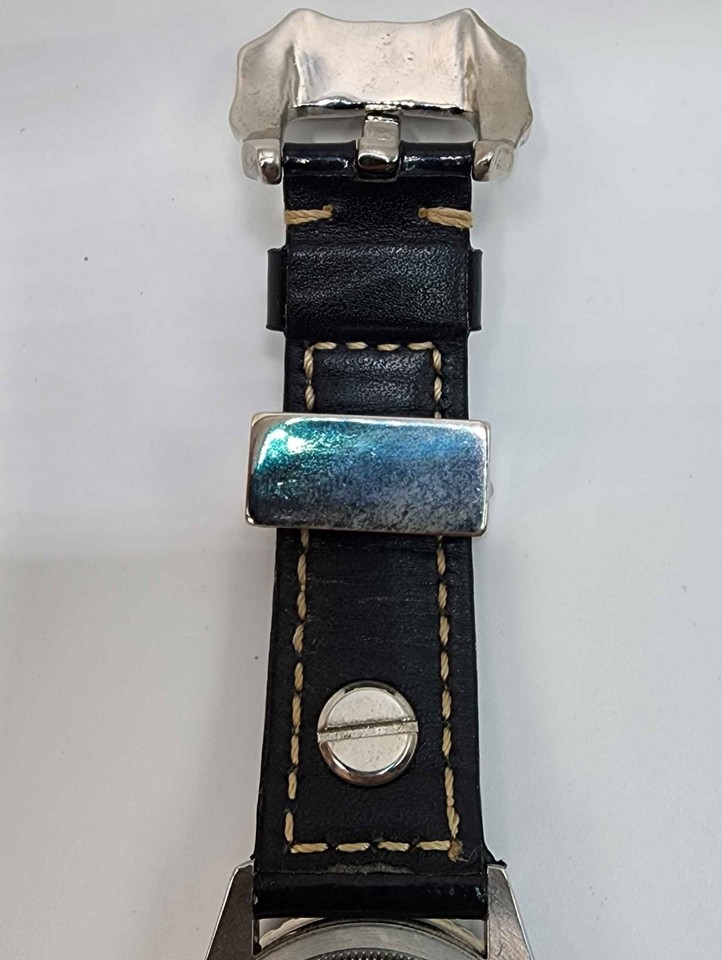 Chrome Hearts x Rolex Date Just Watch Leather Band Silver Authentic ...