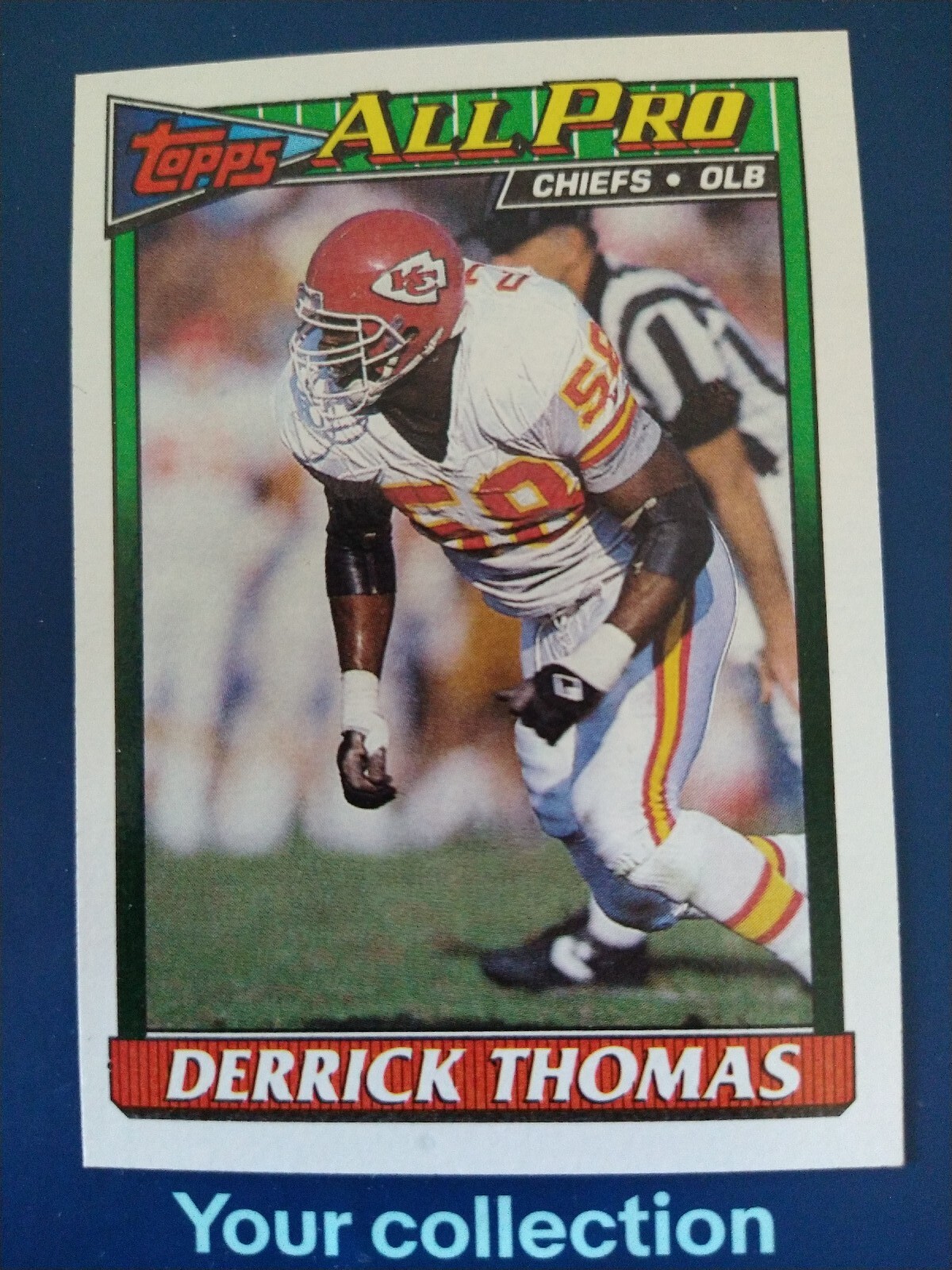 1991 Topps Football Derrick Thomas #143 Kansas City Chiefs | eBay