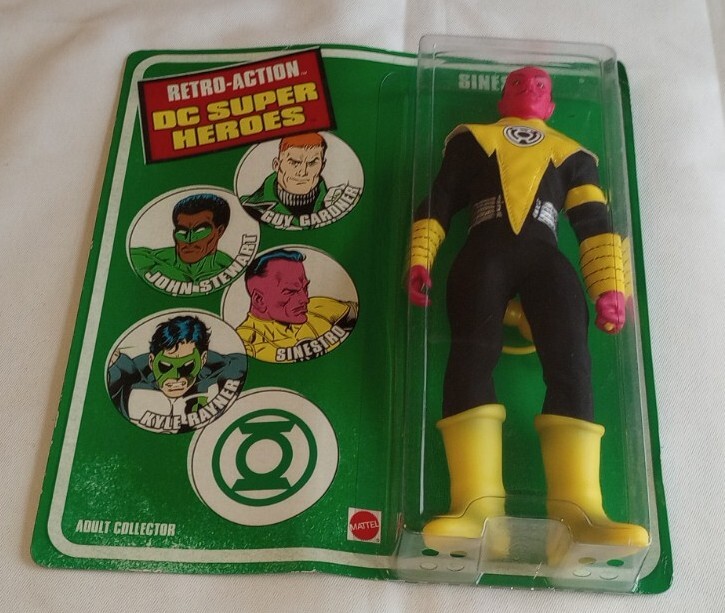 2010 Mattel Retro-action DC Super Heroes Sinestro Action Figure for ...