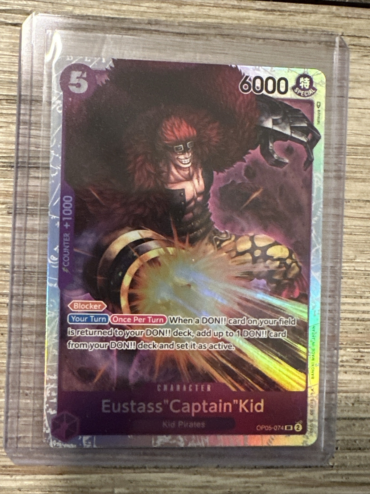 Eustass "Captain" Kid OP05-074 Awakening of the New Era One Piece TCG ...