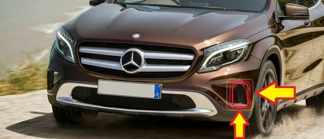 Front Bumper Lower Grille RH Side Fit Mercedes-Benz GLA 250 2015-2020 ...