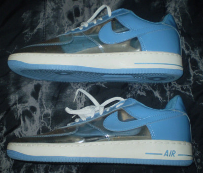 Nike Air Force 1 Premium Fantastic 4 Blue Invisible Clear Sneakers MEN ...