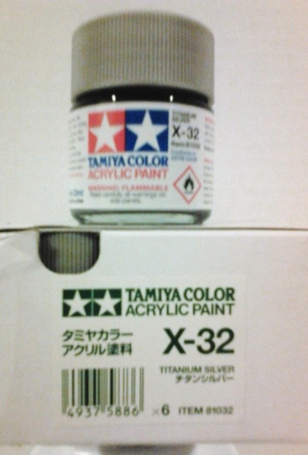 Tamiya USA Tam81032 Acrylic X32 Titanium Silver for sale online | eBay