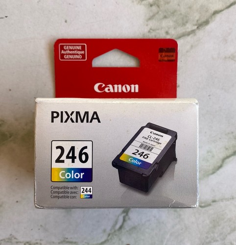 Genuine Canon CL-246 Color Ink Cartridge PIXMA Fine NEW SEALED *READ ...