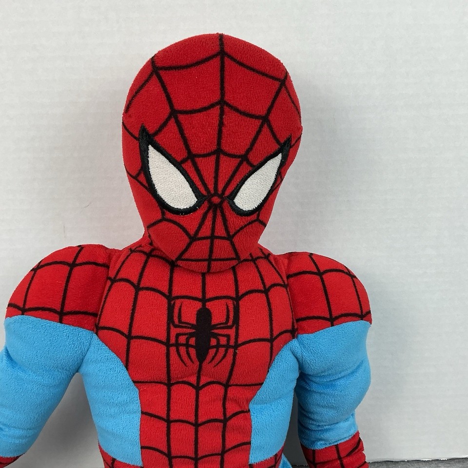 Marvel Ultimate Spider-Man Stuffed Plush Super Hero Pillow Buddy Large ...