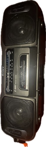 Vintage SONY CFS-200 Radio Cassette Boombox With Power Cord. TESTED ...