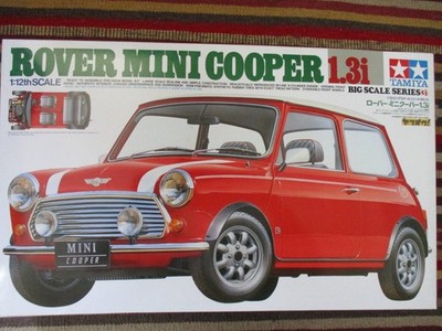 TAMIYA 1/12 Rover Mini Cooper 1.3i Big Scale Series Plastic Model Kit ...