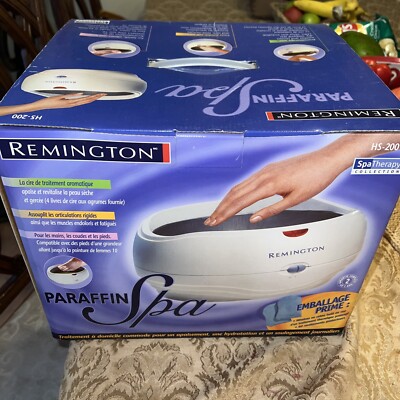 Remington Paraffin Wax Heat Treatment System HS 200 Spa Therapy BRAND ...
