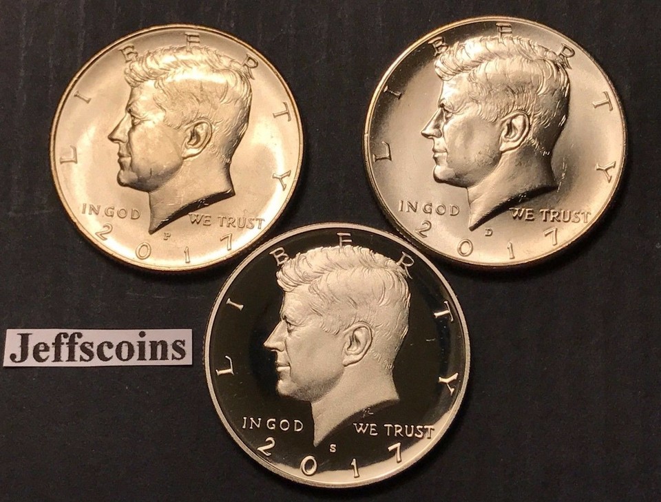 2025 P D S Kennedy Half Dollars 2x Business Strike+ Clad Proof Set PDS ...