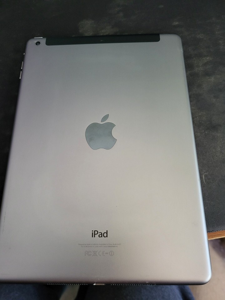 Apple iPad Air 1st Gen. 64GB, Wi-Fi + Cellular (AT&T), 9.7in - Space ...