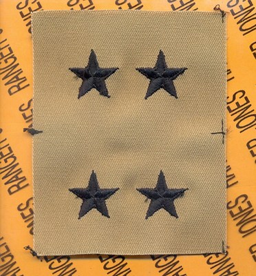 US ARMY Major General MG 0-8 Desert DCU rank patch set | eBay
