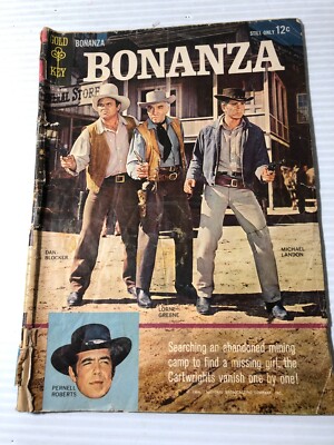 b BONANZA # 8 GOLD KEY Comic Book 1964 Western TV Series | eBay