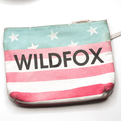 WILDFOX Vinyl Lined Star Spangled Clutch Bag | eBay