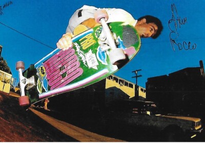 Steve Rocco autograph 4x6 photo Skateboarding Big Brother LEGEND RARE ...