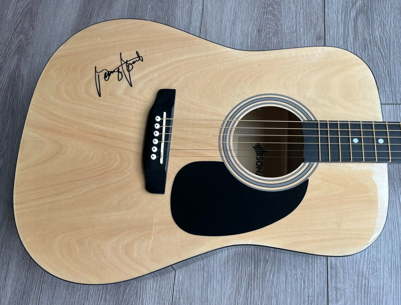 GEORGE STRAIT SIGNED AUTOGRAPH ACOUSTIC GUITAR w/EXACT VIDEO PROOF ...