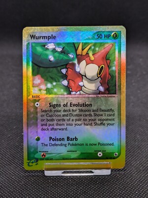 78/109 Wurmple Reverse Holo EX Ruby Sapphire Pokemon Played | eBay