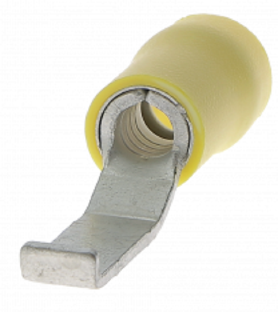 BizLine LIP BLADE TERMINALS 5mm 50Pieces Double Grip YELLOW | eBay ...