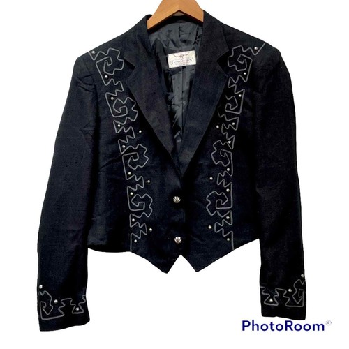 Longhorn Western Jacket Womans Equestrian Bolero Ridi… - Gem
